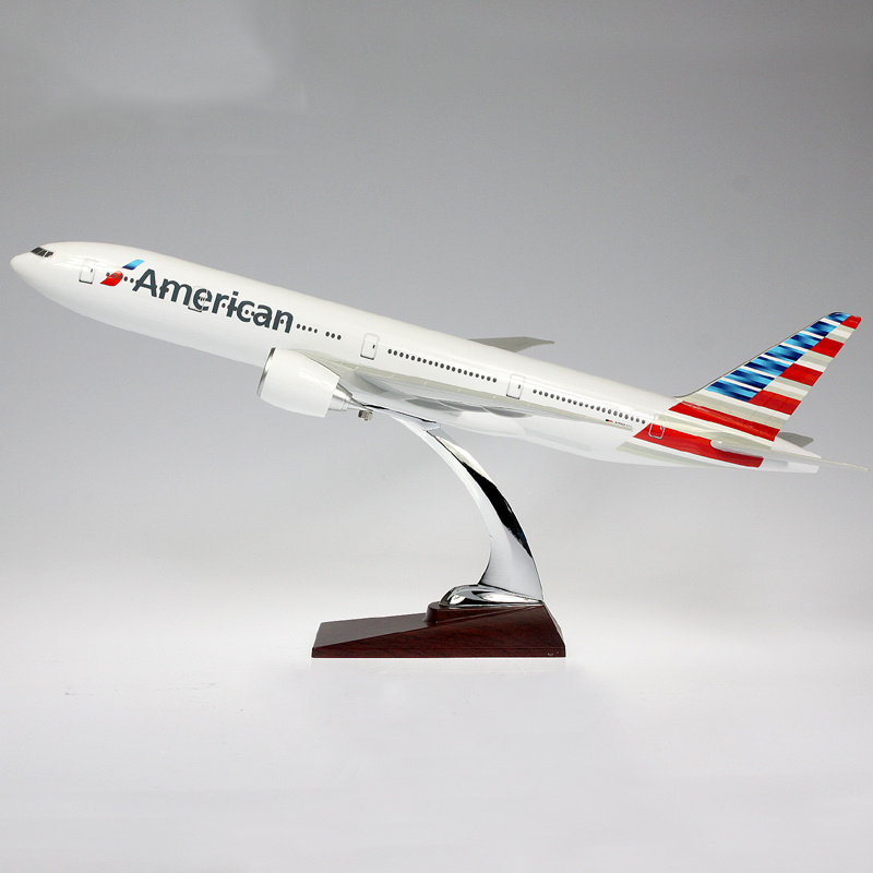 1:150 American Airlines Boeing 777 Airplane Model 18” Decoration & Gif ...