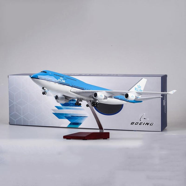 1:150 KLM Royal Dutch Airlines Boeing 747 Airplane Model 18” Decoratio ...